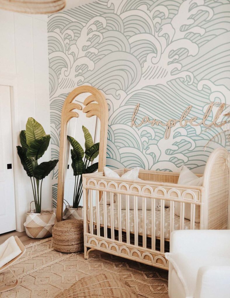 Wallpaper Trends in Nurseries - Paper Moon Painting